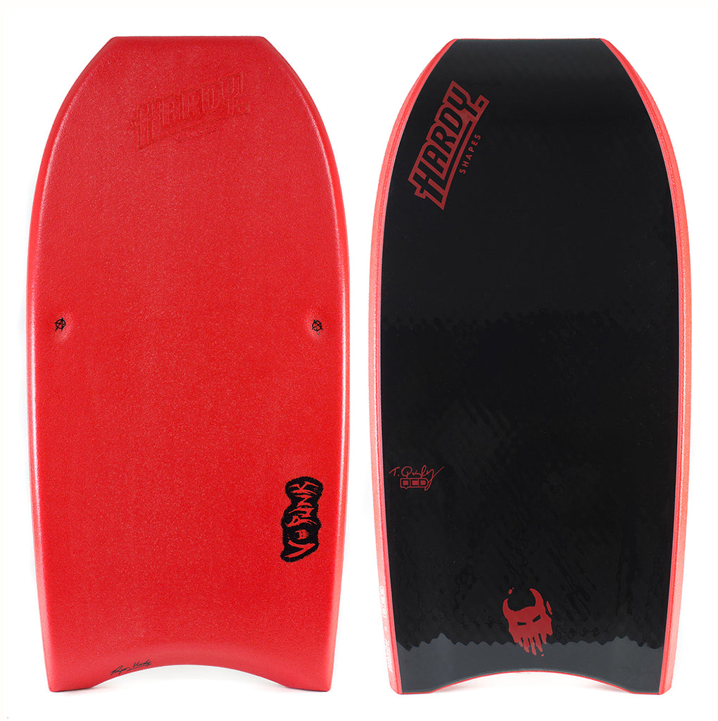 V Punk Red Kinetic PP Bodyboard – Hardy Shapes